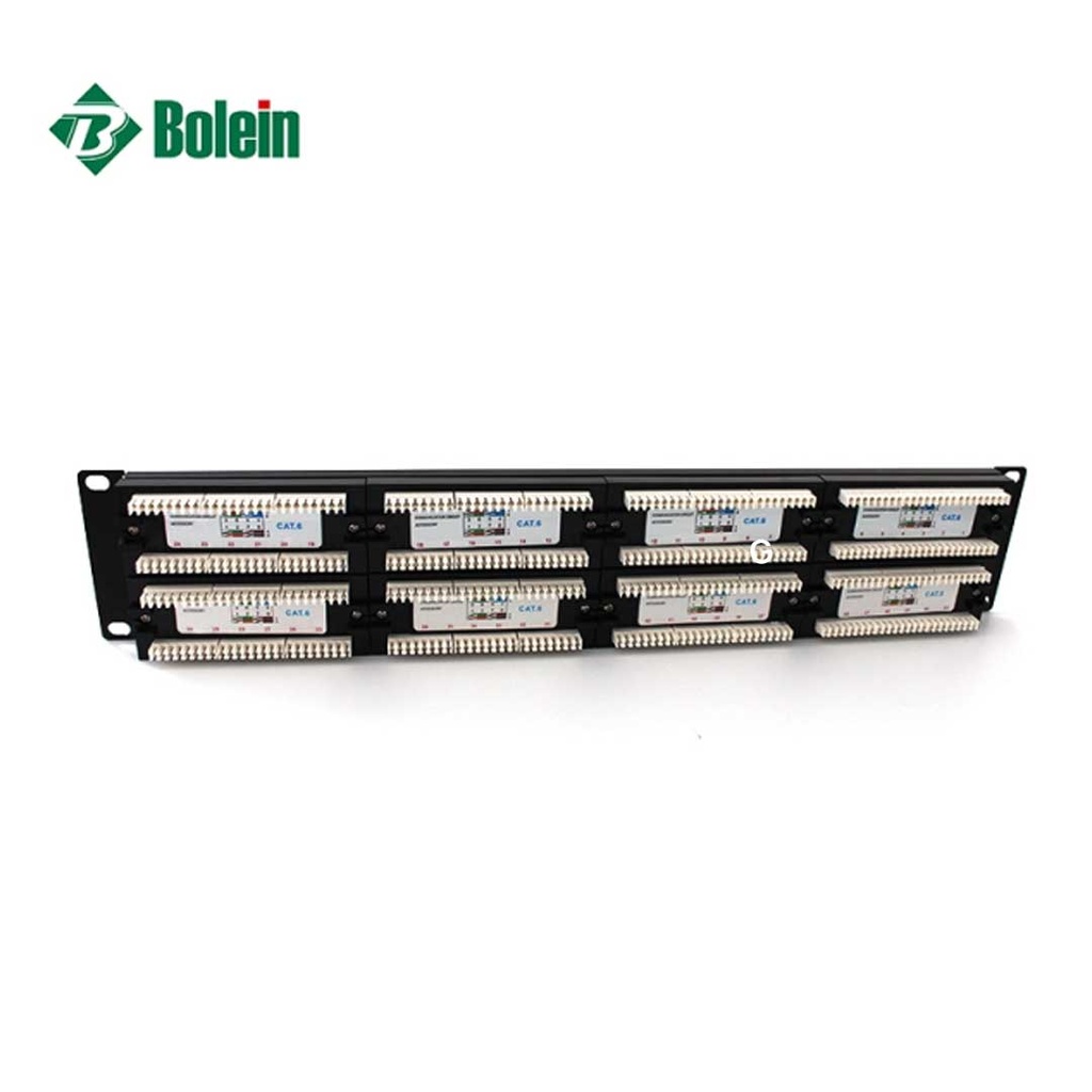 Bolein 19" 48-Port UTP Cat 6 Patch Panel | Quality Computer